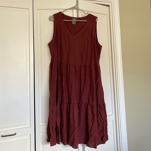 Matty M | Dresses | Midi Linen Dress | Poshmark